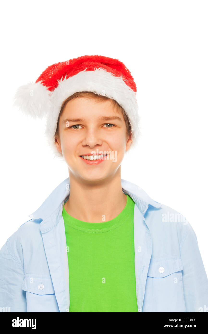 Boy santa hat boys hi-res stock photography and images - Alamy