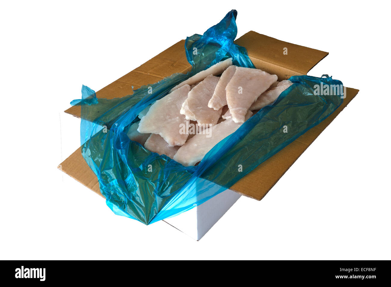 Frozen seafood package Cut Out Stock Images & Pictures - Alamy
