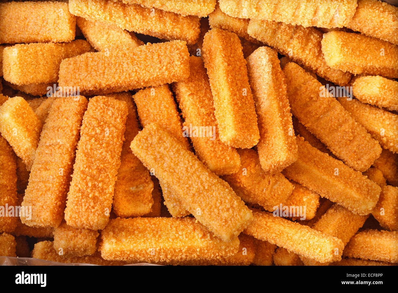 several slices of frozen fish Stock Photo - Alamy