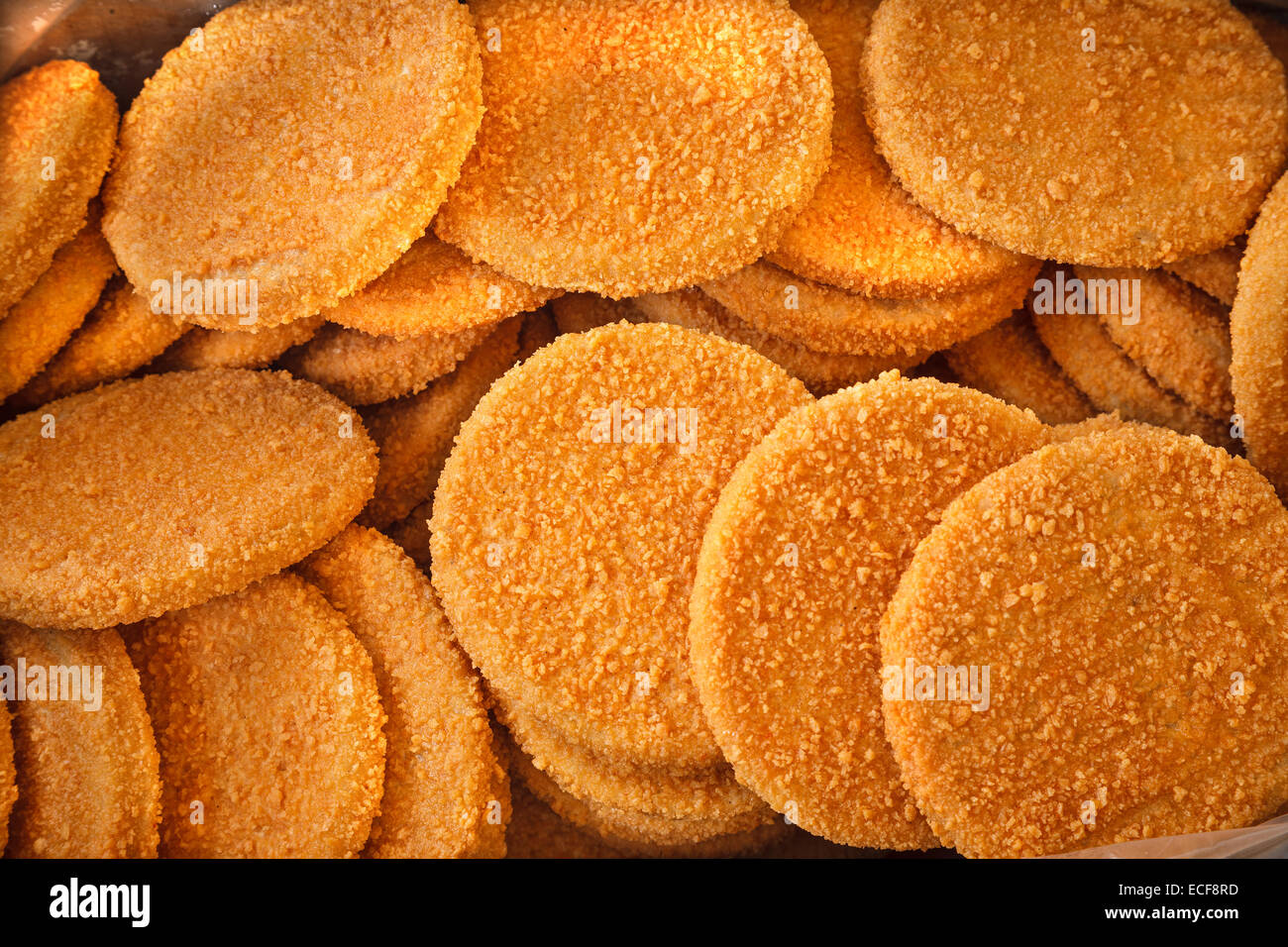several slices of frozen fish Stock Photo - Alamy