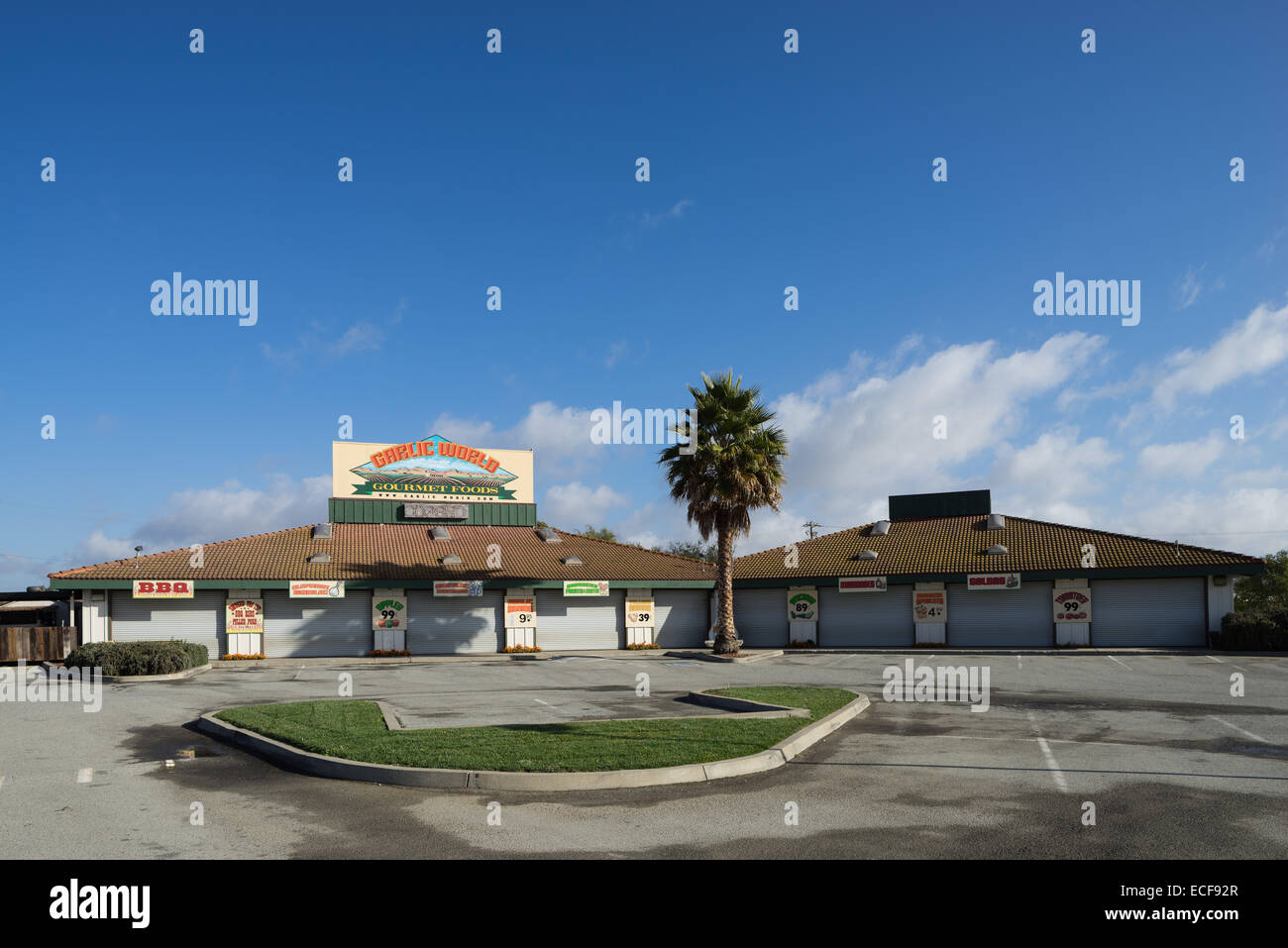 Gilroy California, Garlic Capitol of the world Stock Photo - Alamy