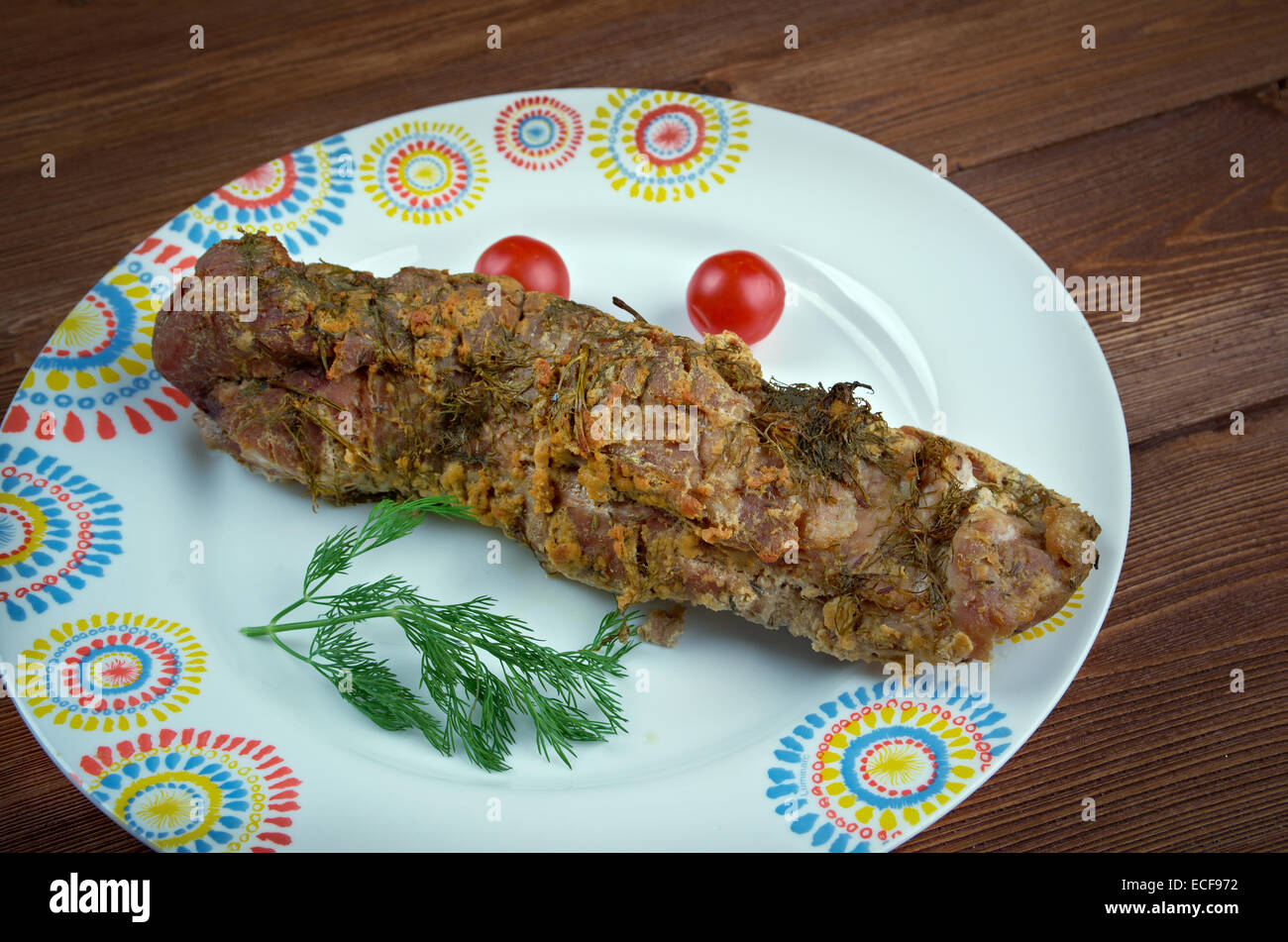 Svinestek -Norwegian Pork roast Stock Photo - Alamy