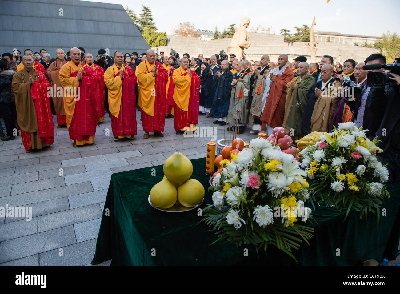 Nanjing, China's Jiangsu Province. 13th Dec, 2014. Monks from China ...