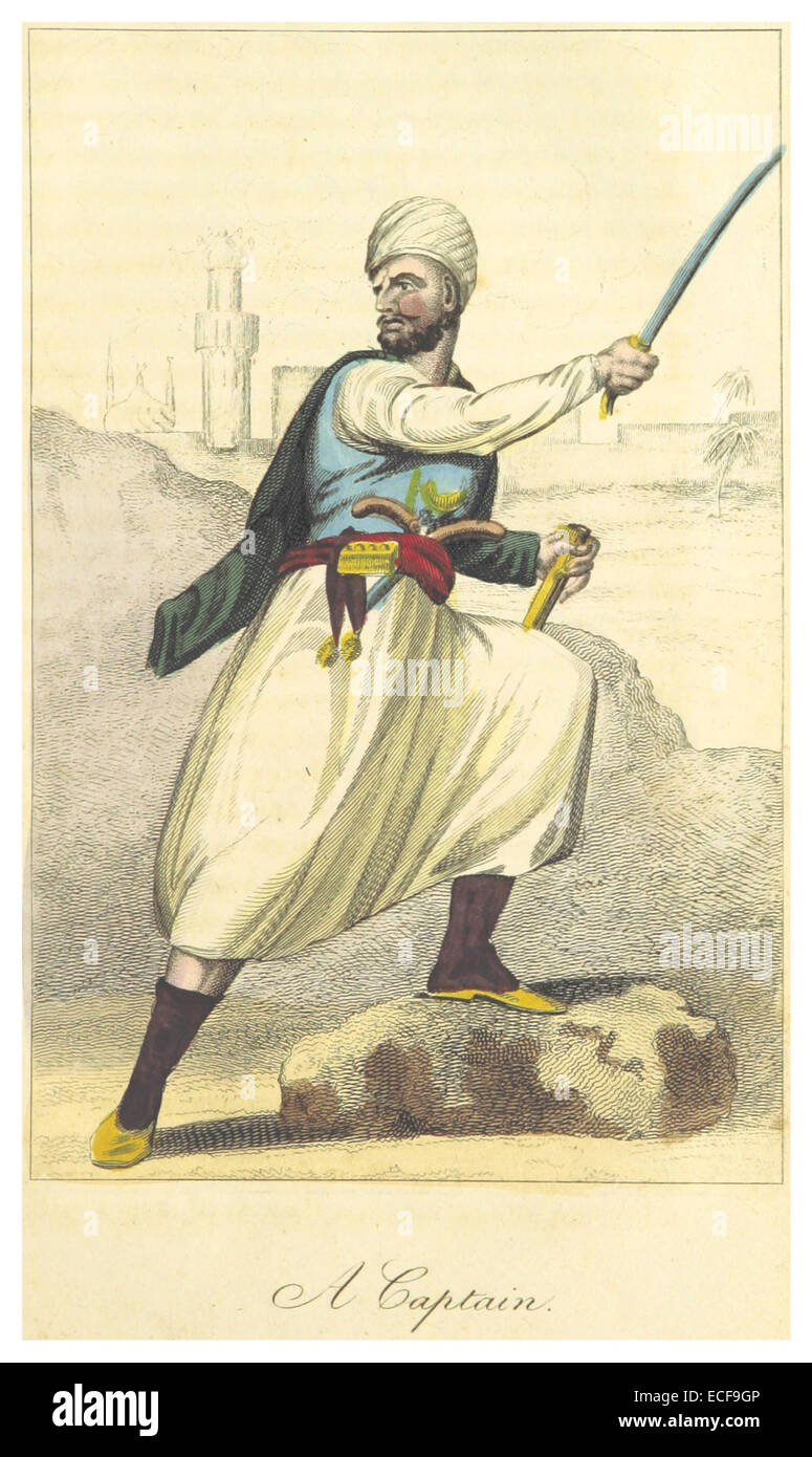 This 1817 illustration by Jackson features a portrait of a captain ...