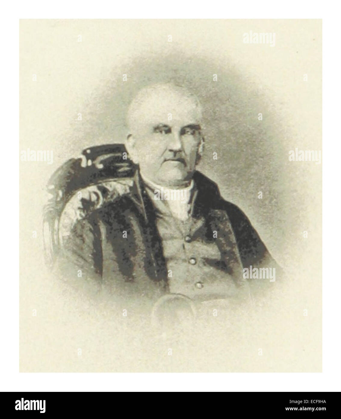 An 1884 illustration by Jenkins showing Joseph Foulke, an important ...