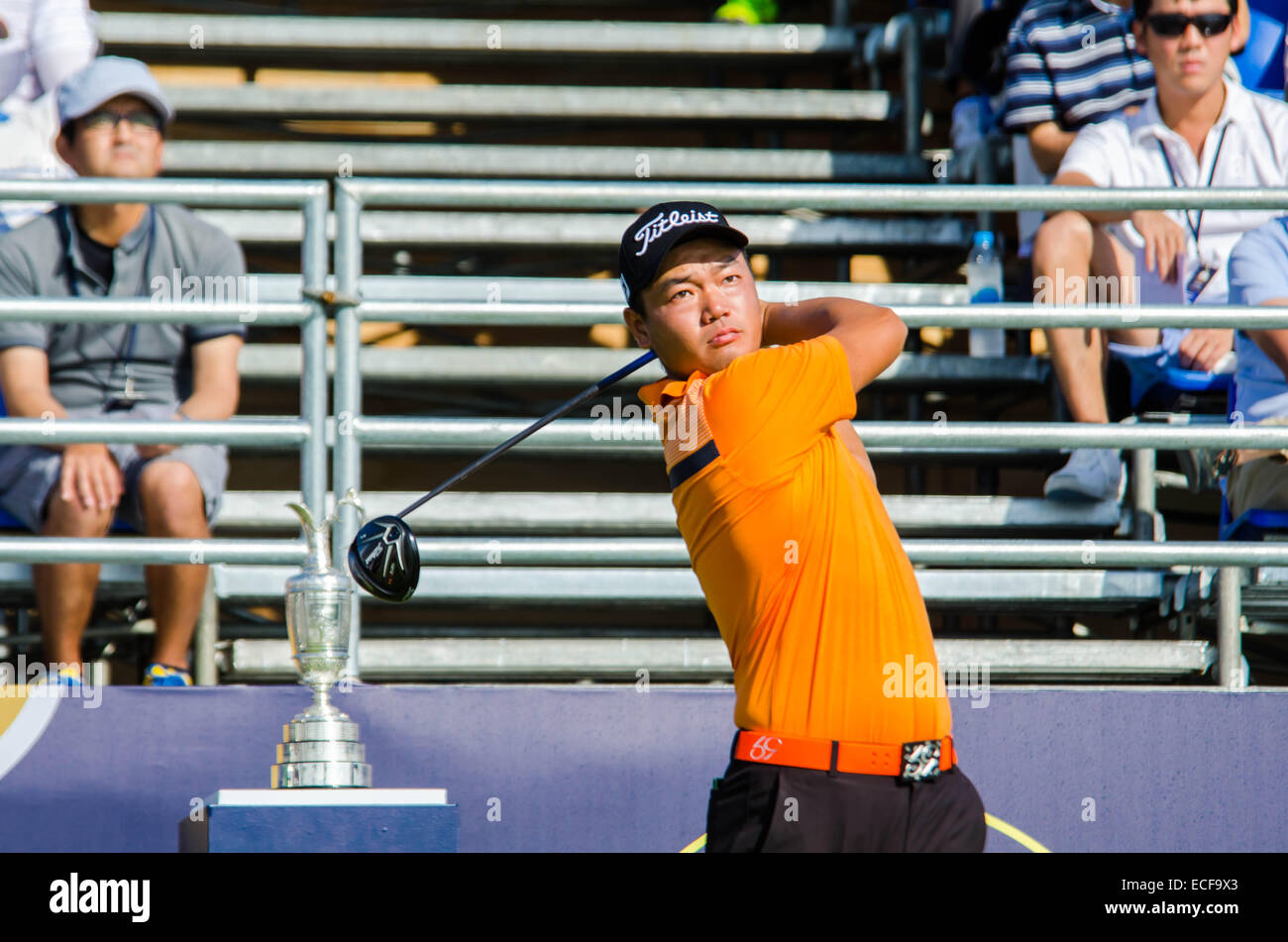 Chonburi, Thailand. 13th December, 2014. Hu Mu of China player in ...