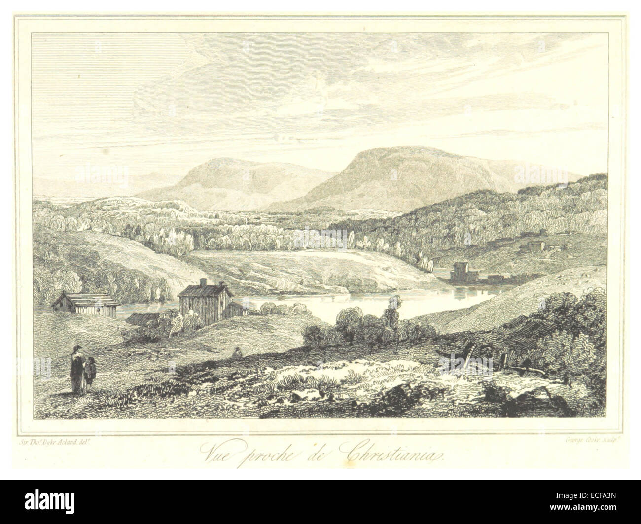 LAMOTTE(1813) p161 CHRISTIANIA (OSLO Stock Photo - Alamy