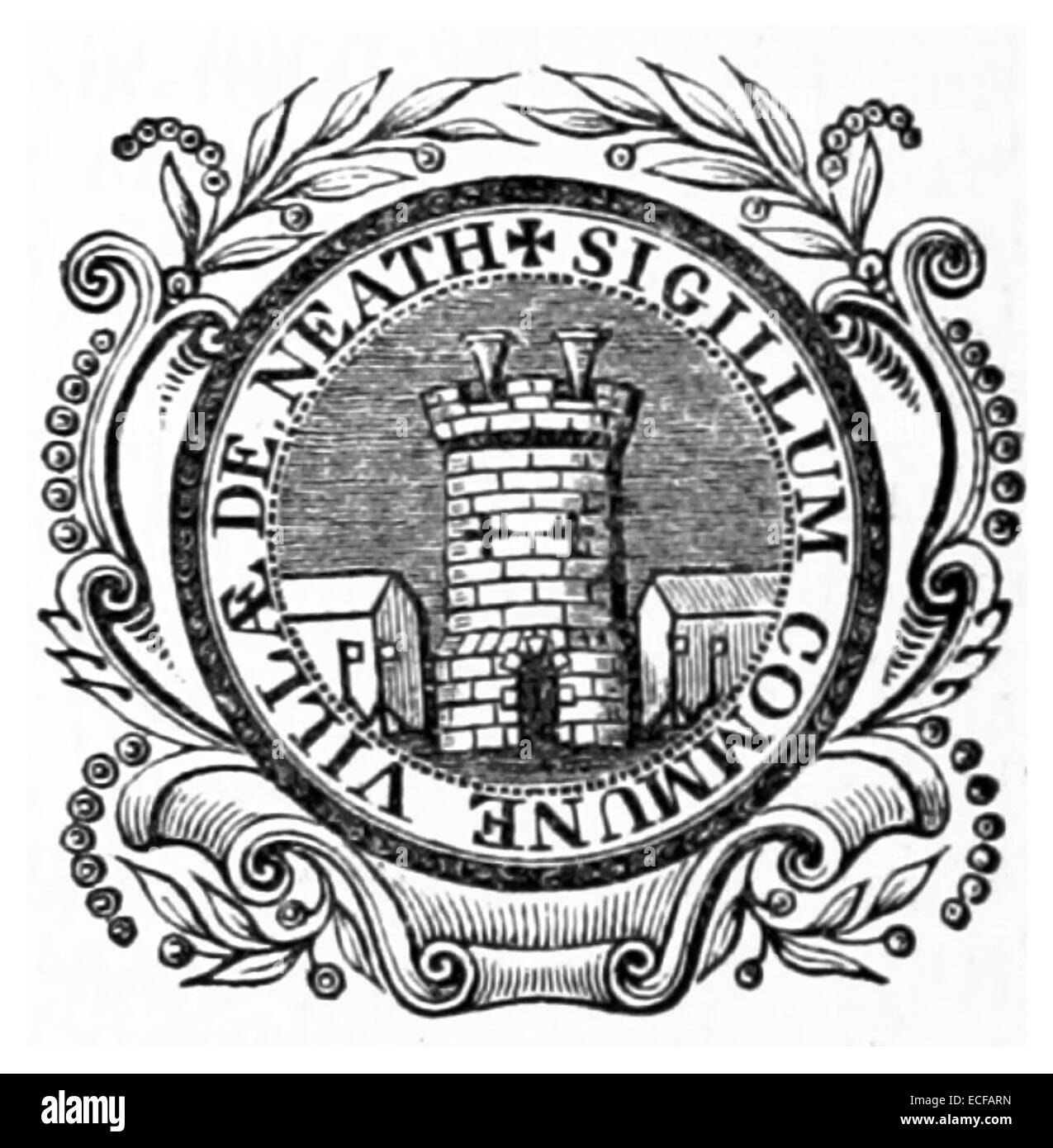 Map of neath hi-res stock photography and images - Alamy