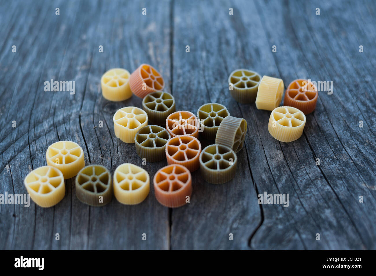 Rotelle pasta wheels Stock Photo - Alamy