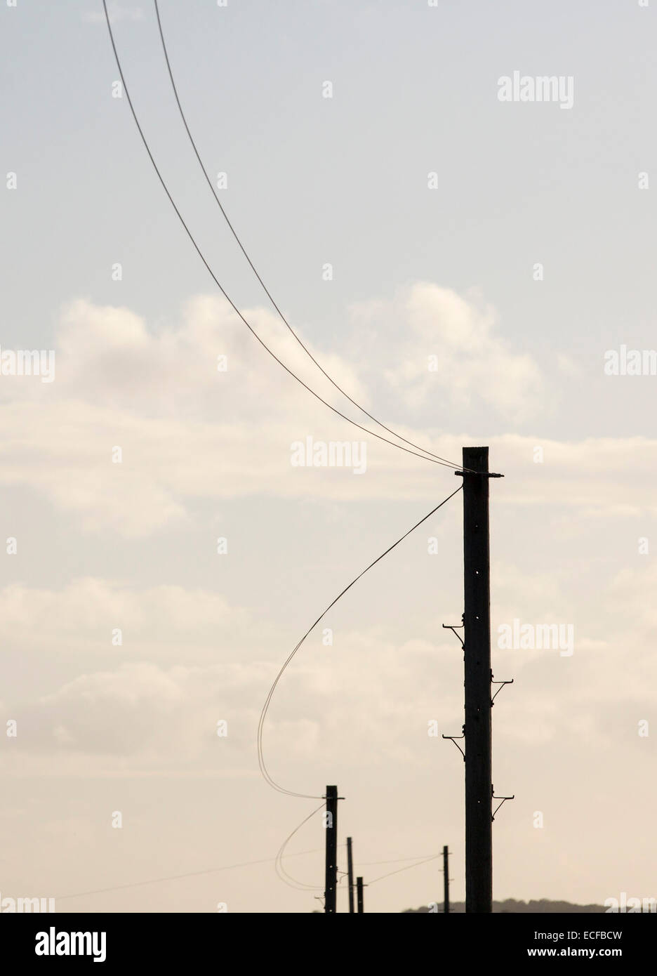 Telegraph Wires High Resolution Stock Photography and Images - Alamy