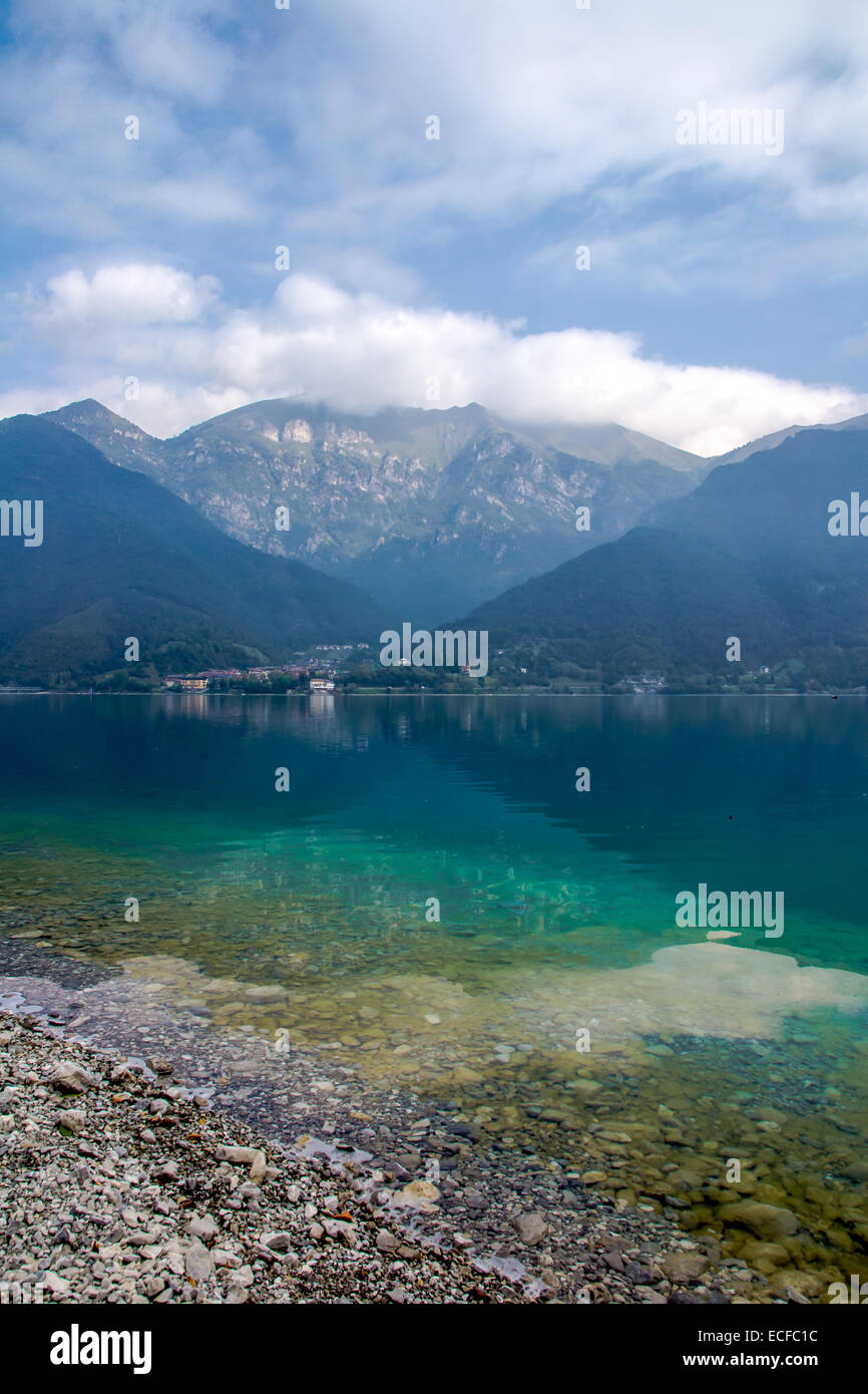 Ledro lake, Italy Stock Photo - Alamy