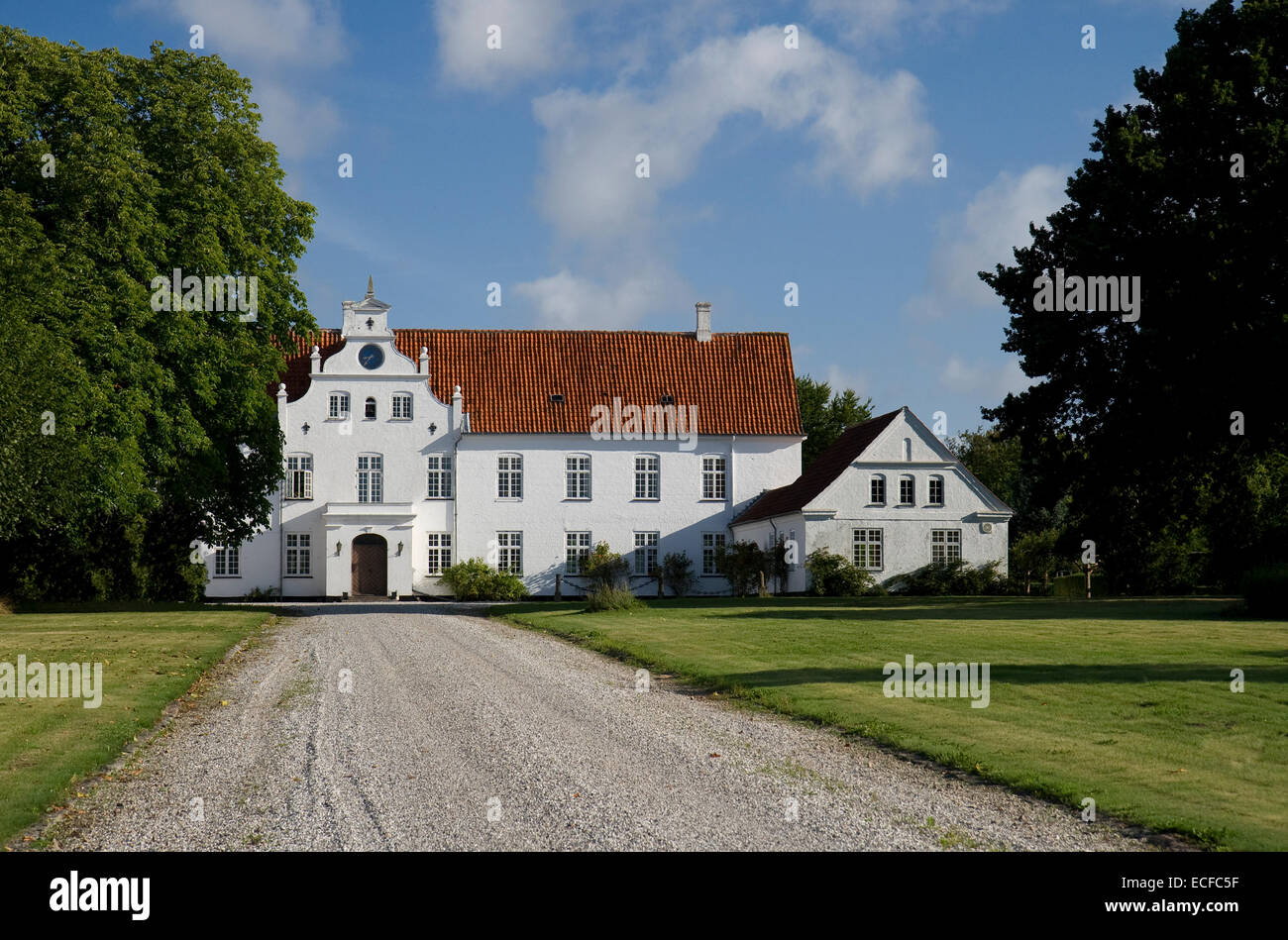 The manor house at Vosnaesgaard near Aarhus, Denmark Stock Photo - Alamy