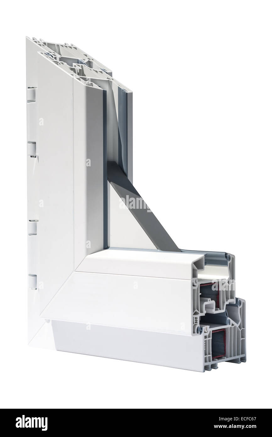 Profile systems for windows and doors manufacturing - Stock Image Stock ...