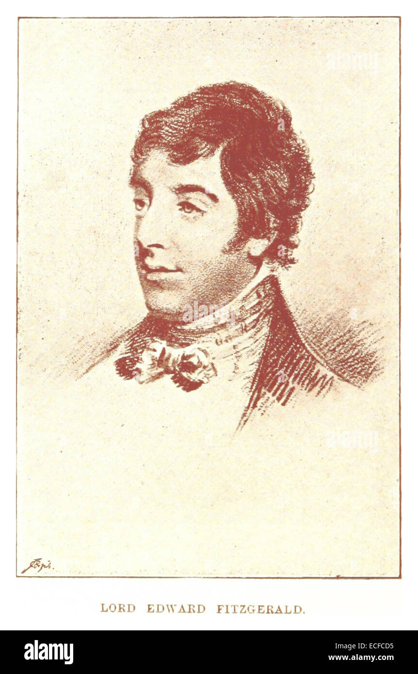 MADDEN(1888) p008 LORD EDWARD FITZGERALD Stock Photo - Alamy