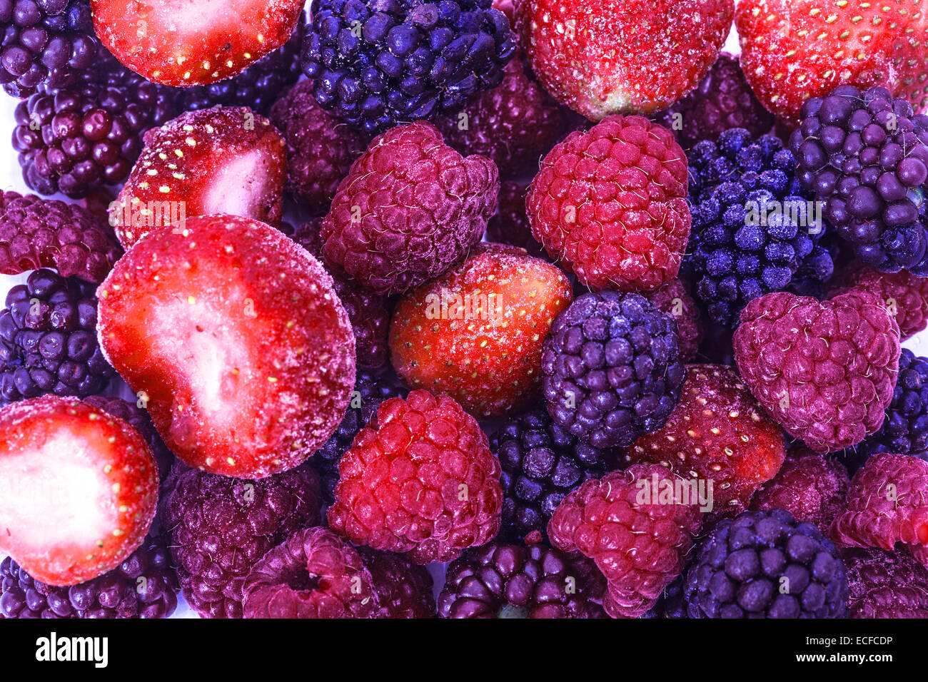 Three large strawberries hi-res stock photography and images - Alamy