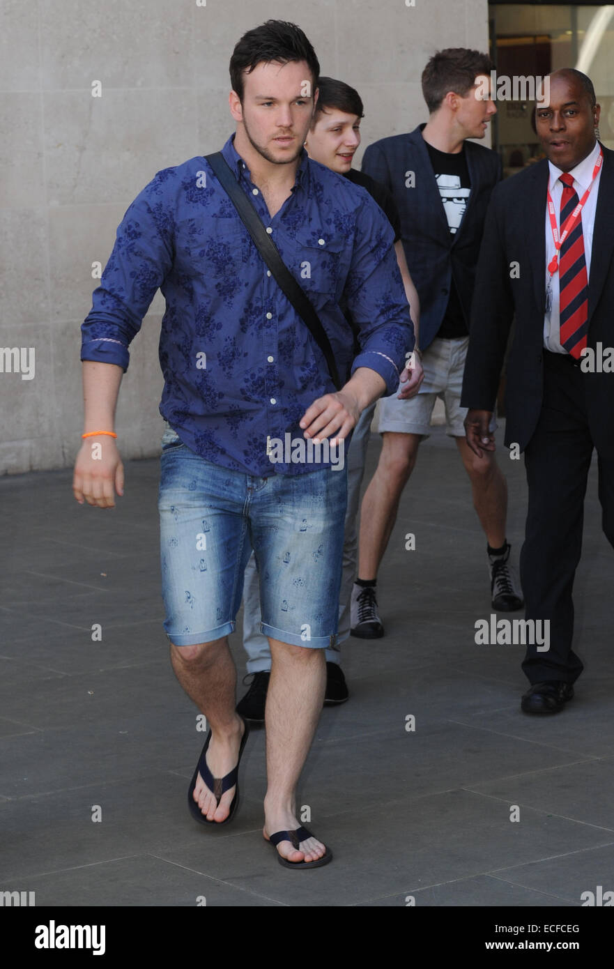 Britain's Got Talent winners Collabro seen at radio one studios in ...