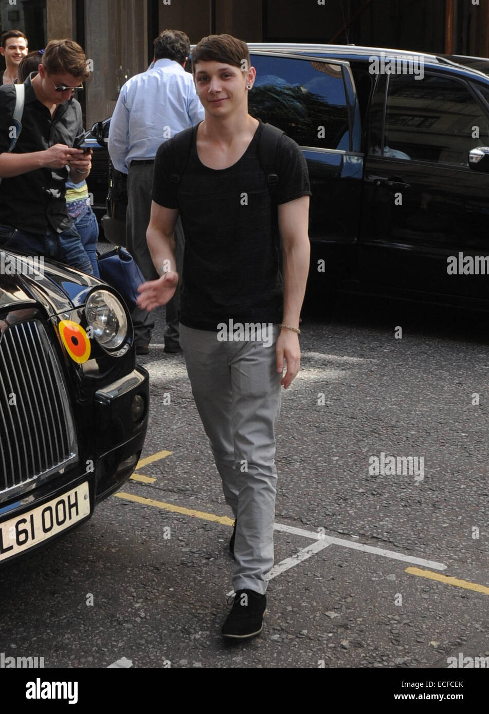 Britain's Got Talent winners Collabro seen at radio one studios in ...