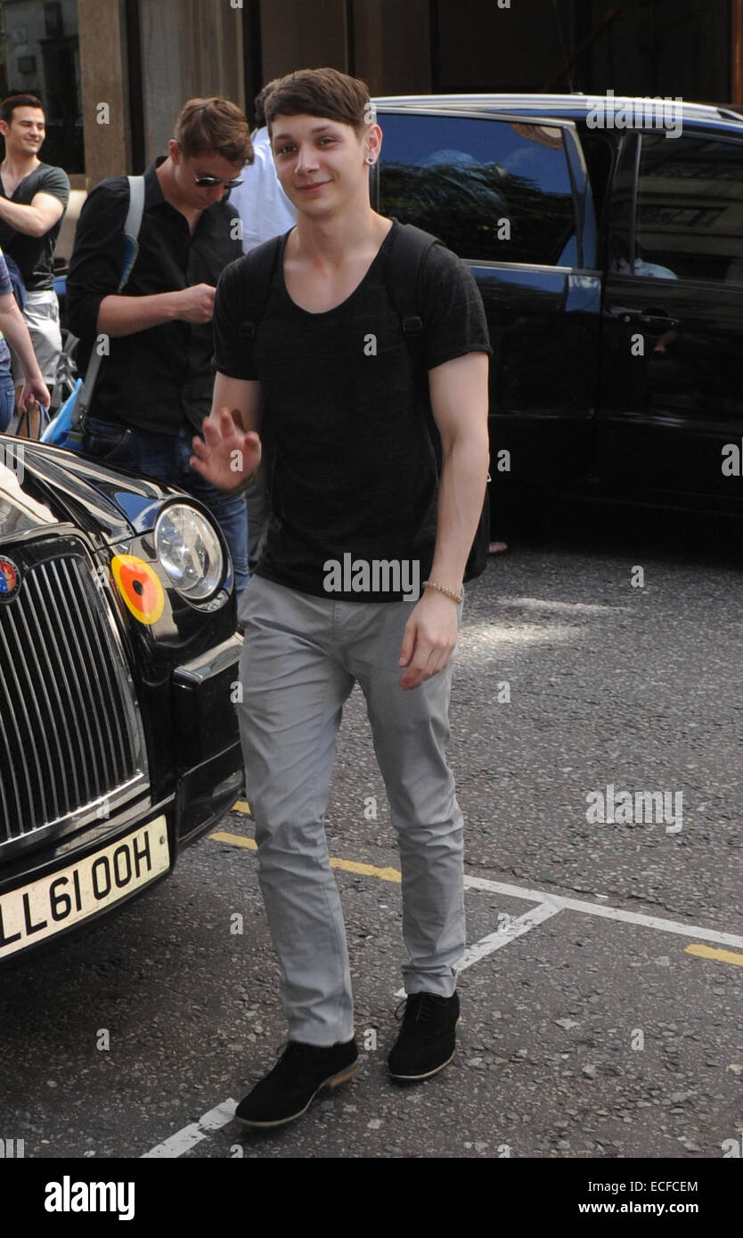 Britain's Got Talent winners Collabro seen at radio one studios in ...