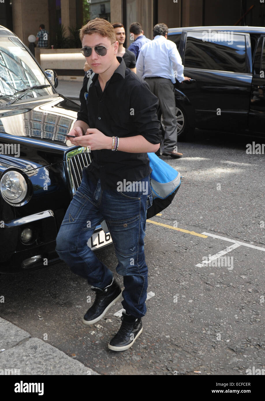 Britain's Got Talent winners Collabro seen at radio one studios in ...