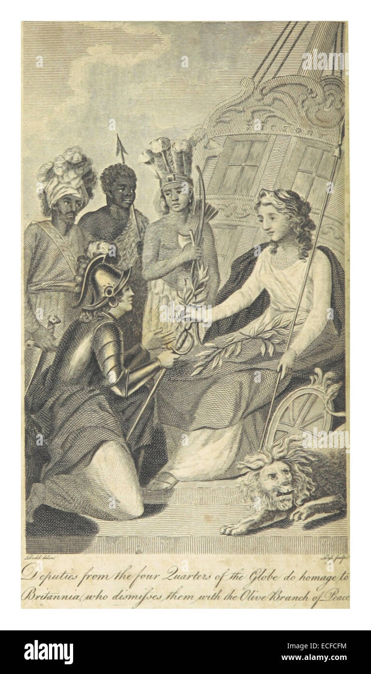 Britannia allegory Cut Out Stock Images & Pictures - Alamy