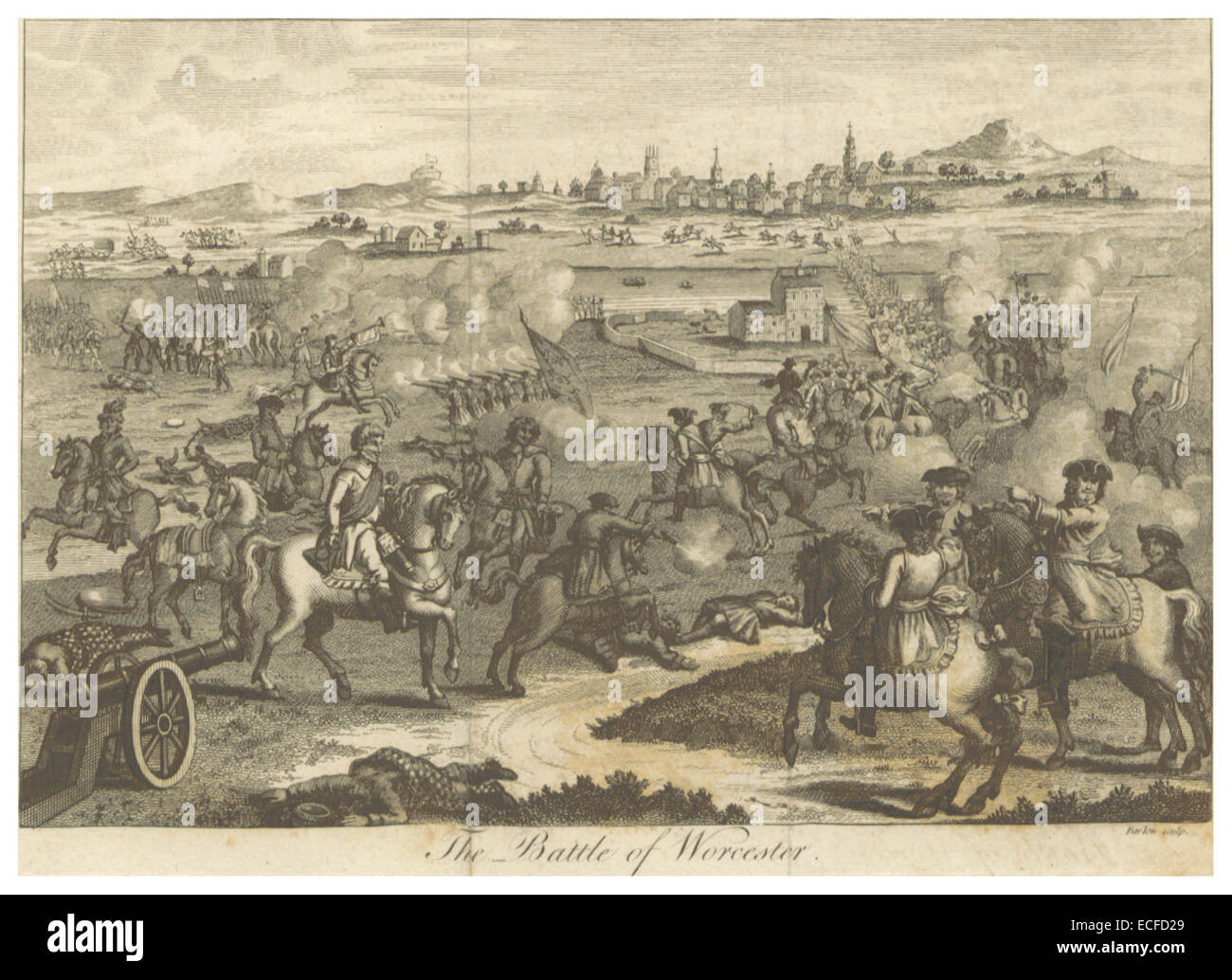 MANTE(1800) p3.111 BATTLE OF WORCESTER - 1651 Stock Photo - Alamy