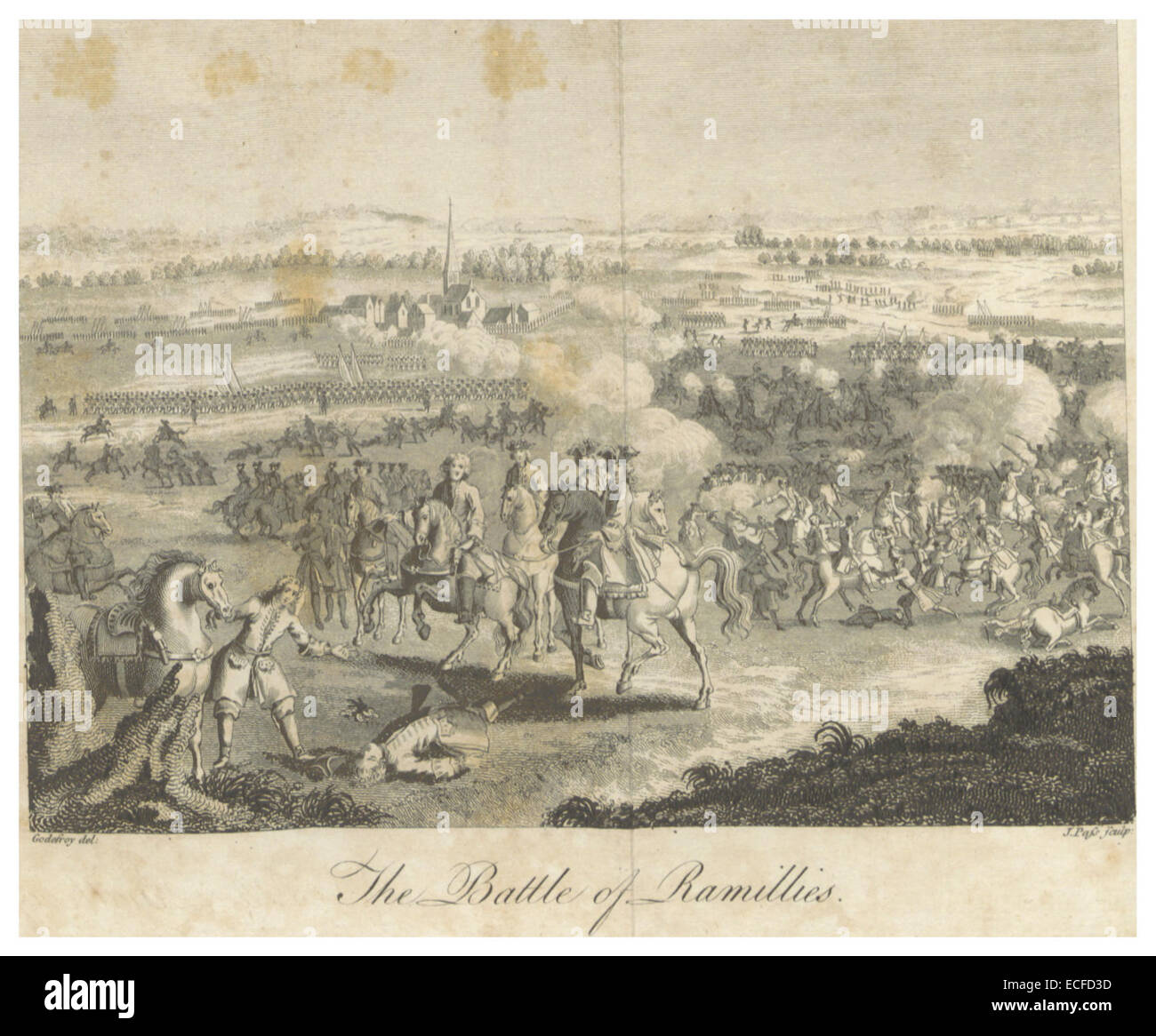 MANTE(1800) p4.114 BATTLE OF RAMILLIS - 1706 Stock Photo - Alamy