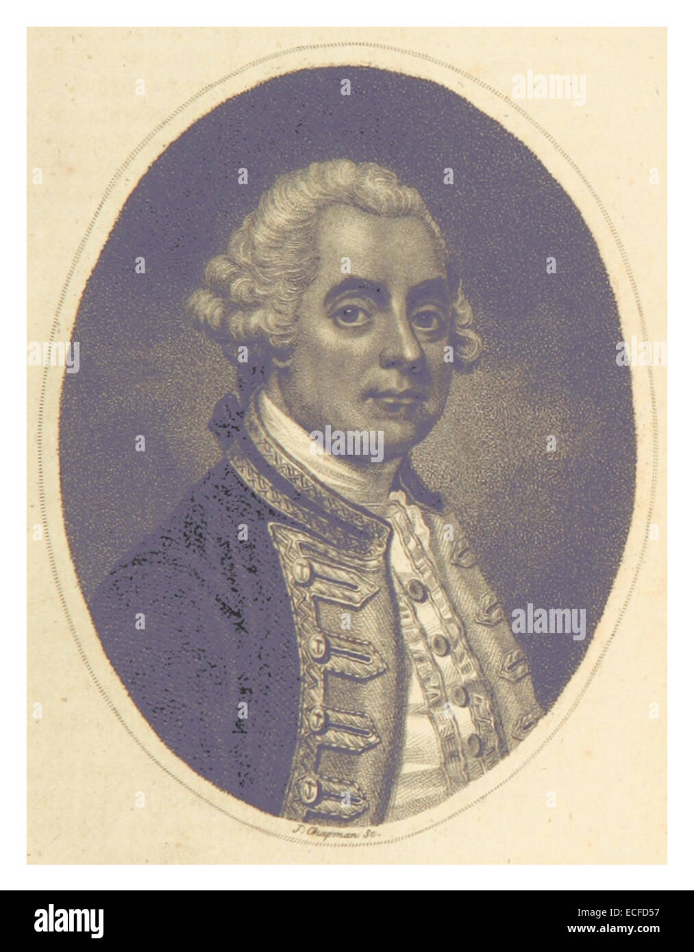 An 1800 illustration from Mante’s work featuring Admiral Hardy, a ...