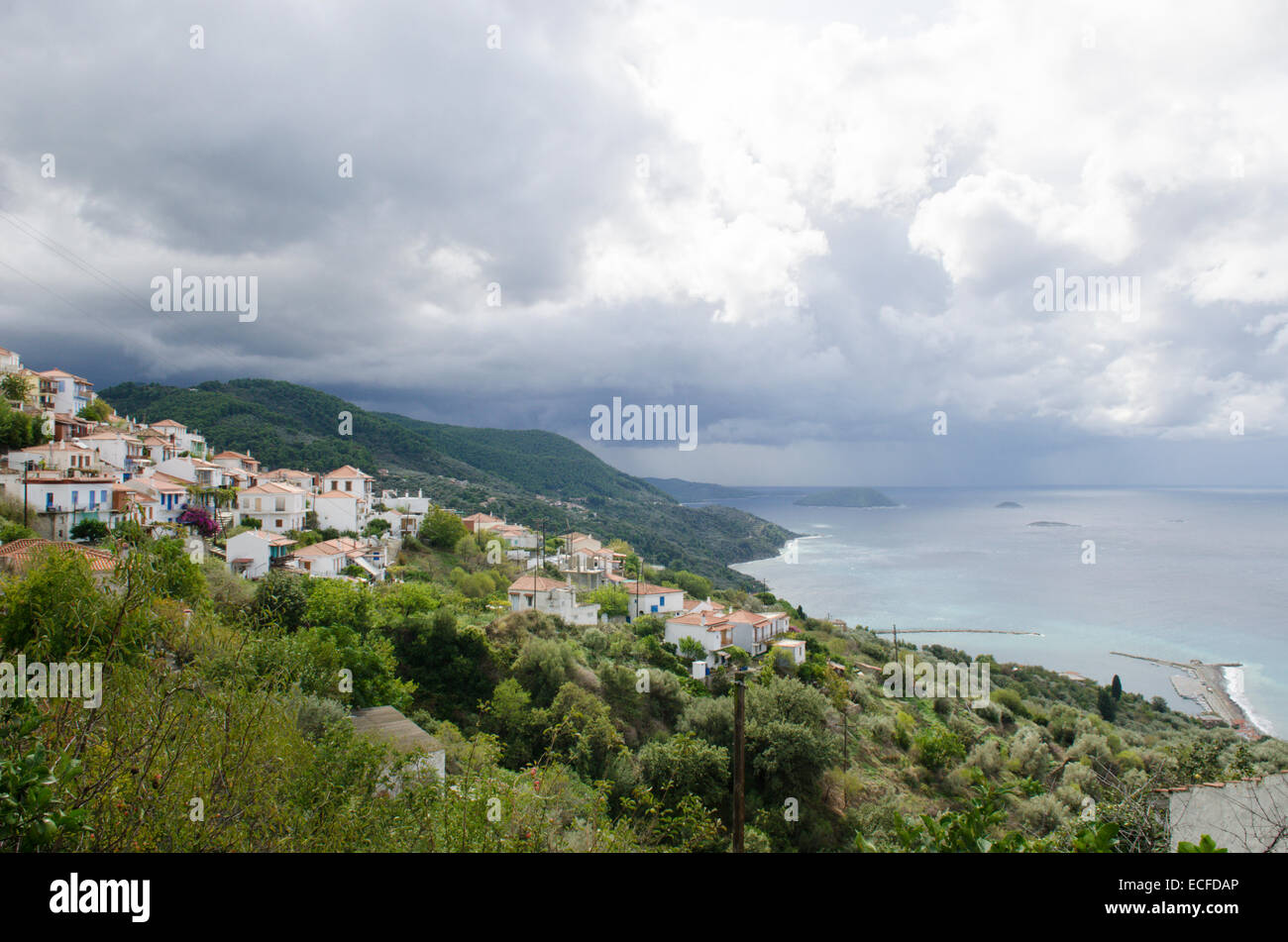 Skopelos greece glossa hi-res stock photography and images - Alamy