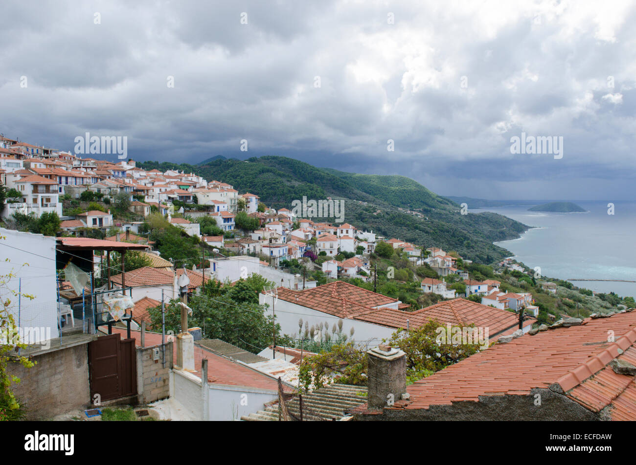 Glossa (or Ghlossa) Skopelos, Greece Stock Photo - Alamy