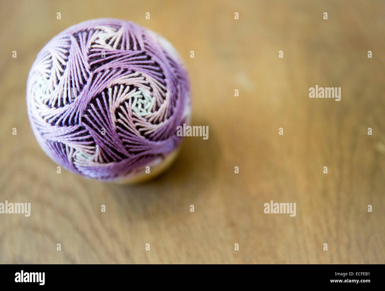 Temari balls are a folk art form that originated in China and was ...