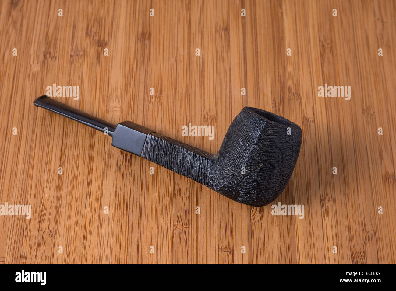 A black pipe handcrafted Stock Photo - Alamy