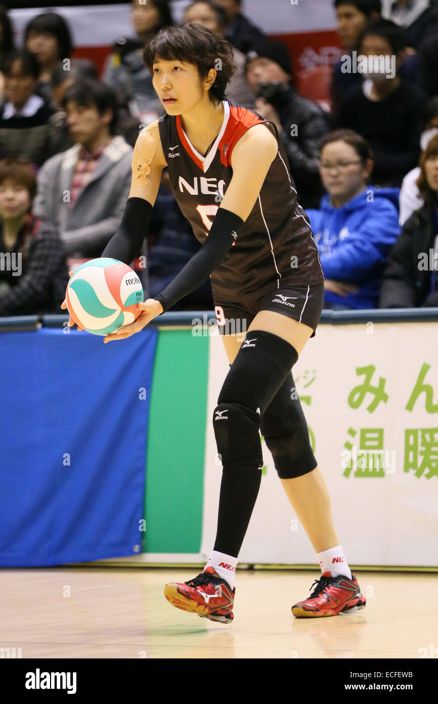 Tokyo Metropolitan Gymnasium, Tokyo, Japan. 12th Dec, 2014. Risa ...