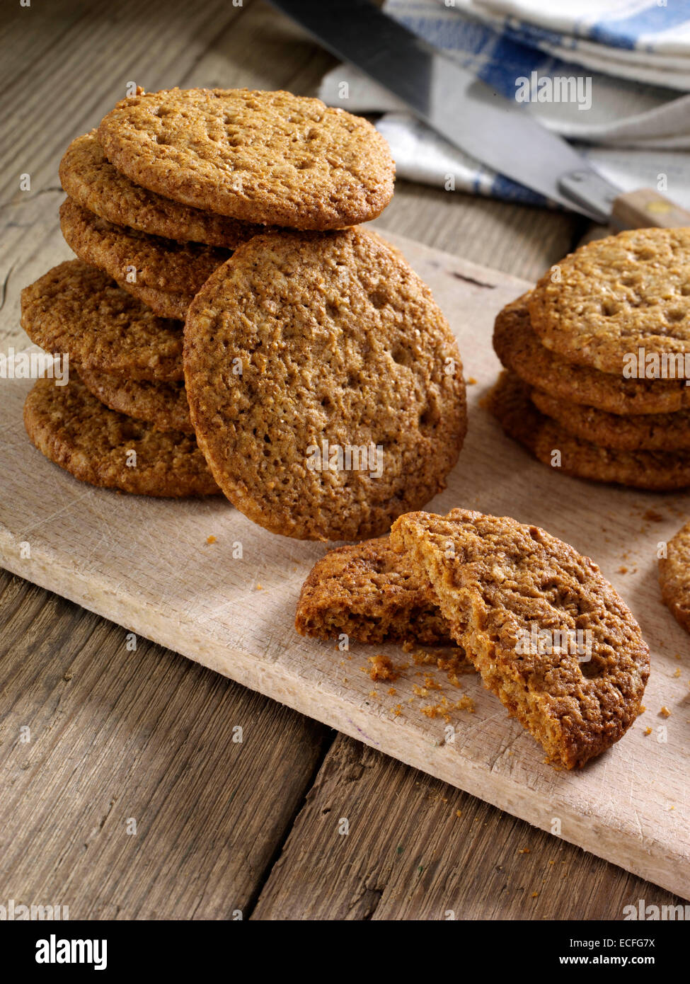 Fresh baked graham biscuits hi-res stock photography and images - Alamy