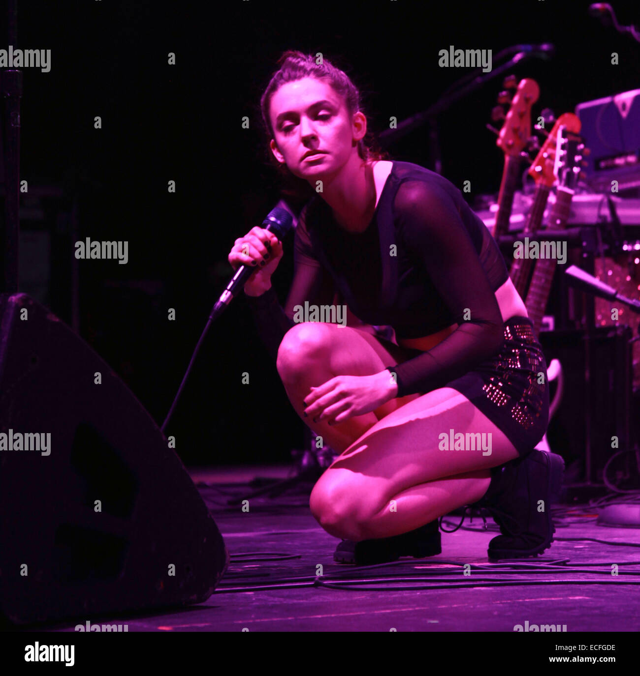Las Vegas, Nevada, USA. 12th Dec, 2014. Indie rock singer MEG MYERS ...