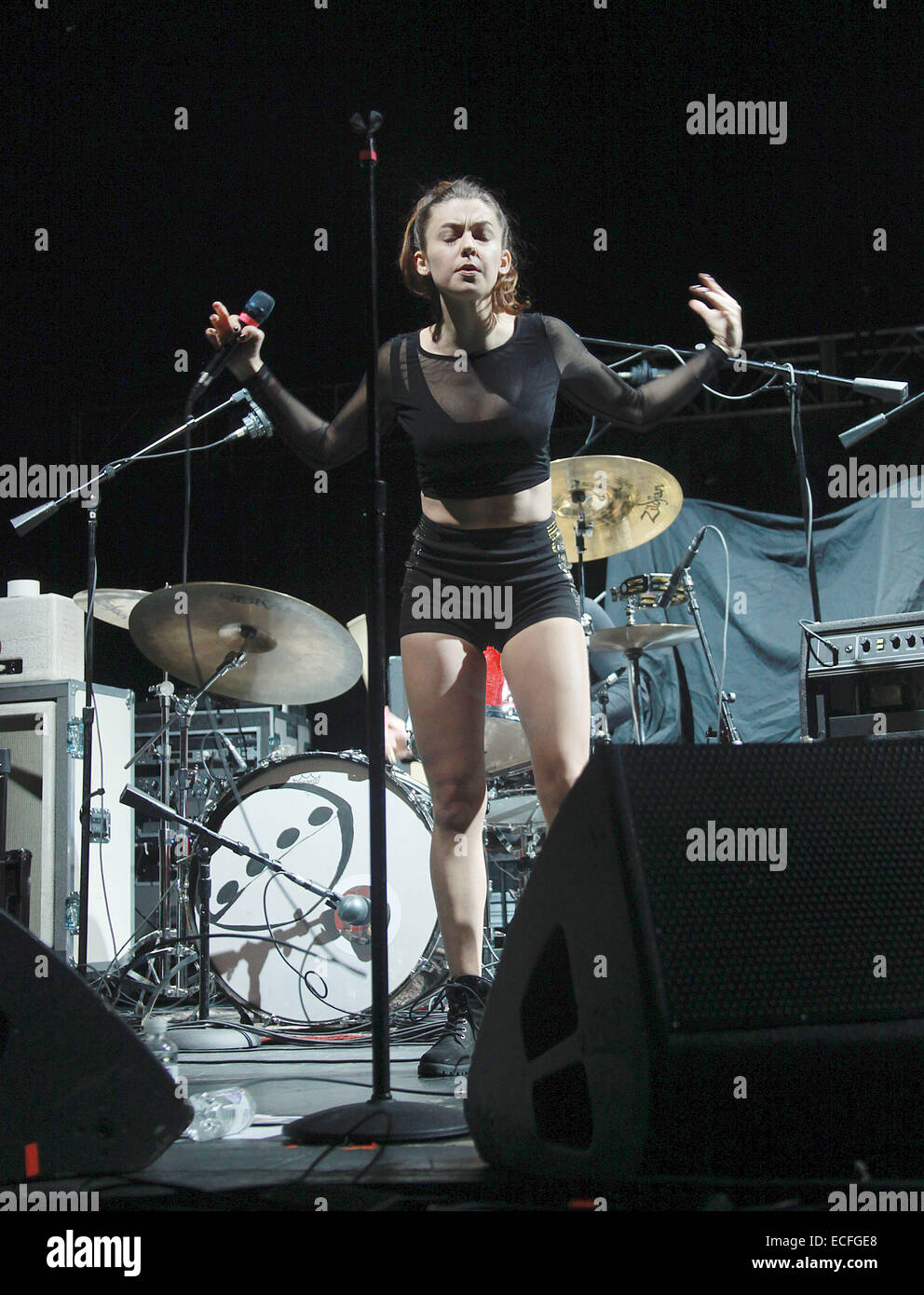 Las Vegas, Nevada, USA. 12th Dec, 2014. Indie rock singer MEG MYERS ...