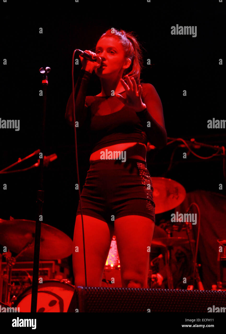 Las Vegas, Nevada, USA. 12th Dec, 2014. Indie rock singer MEG MYERS ...