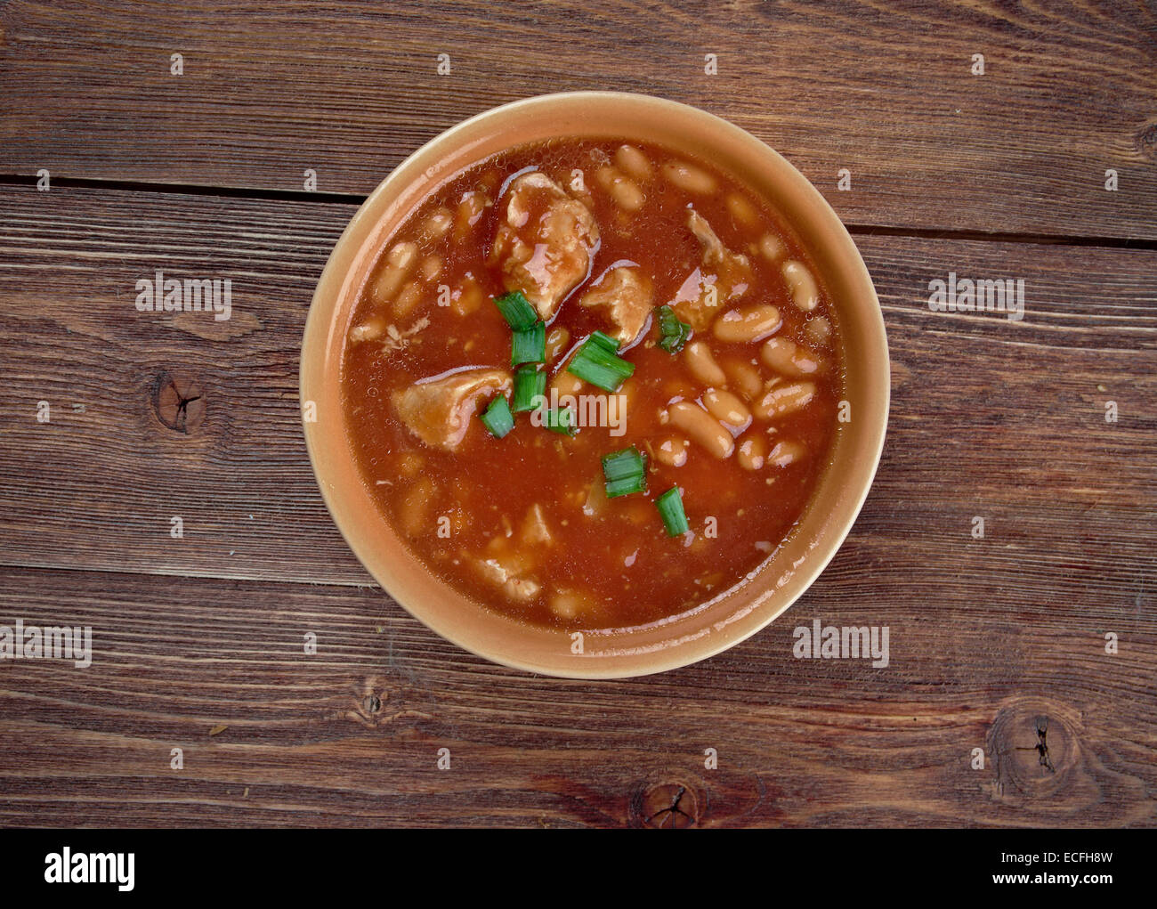 Kuru fasulye - turkish bean stew with tomato sauce Stock Photo - Alamy
