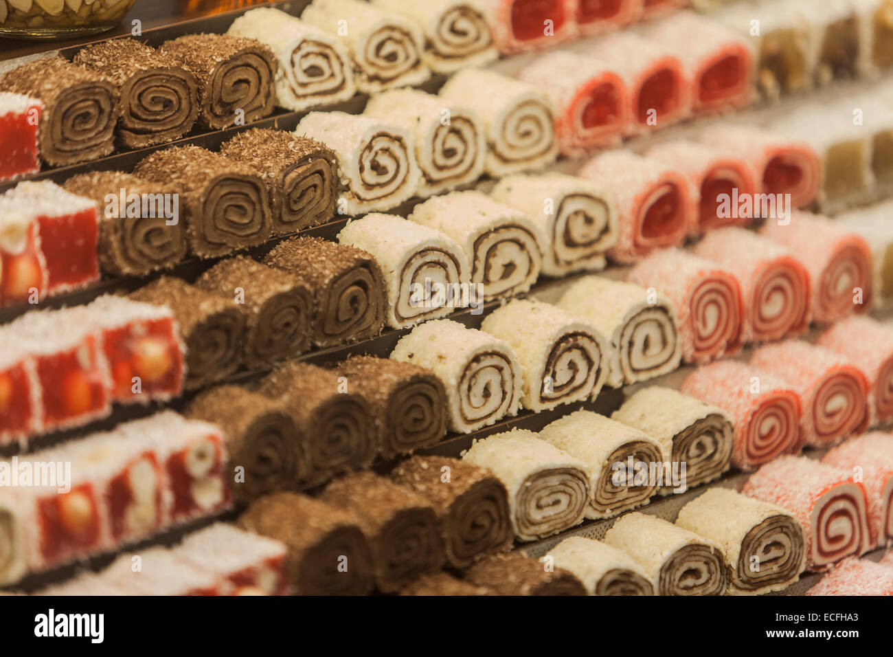 Colorful nut sweets hi-res stock photography and images - Alamy