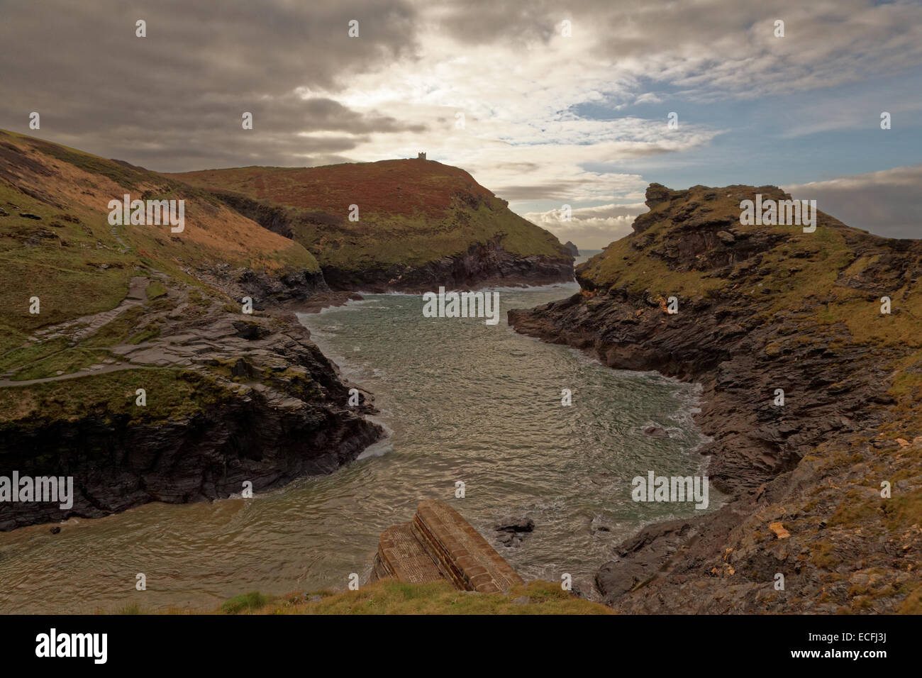 Boscastle Harbour, Cornwall, England Stock Photo - Alamy