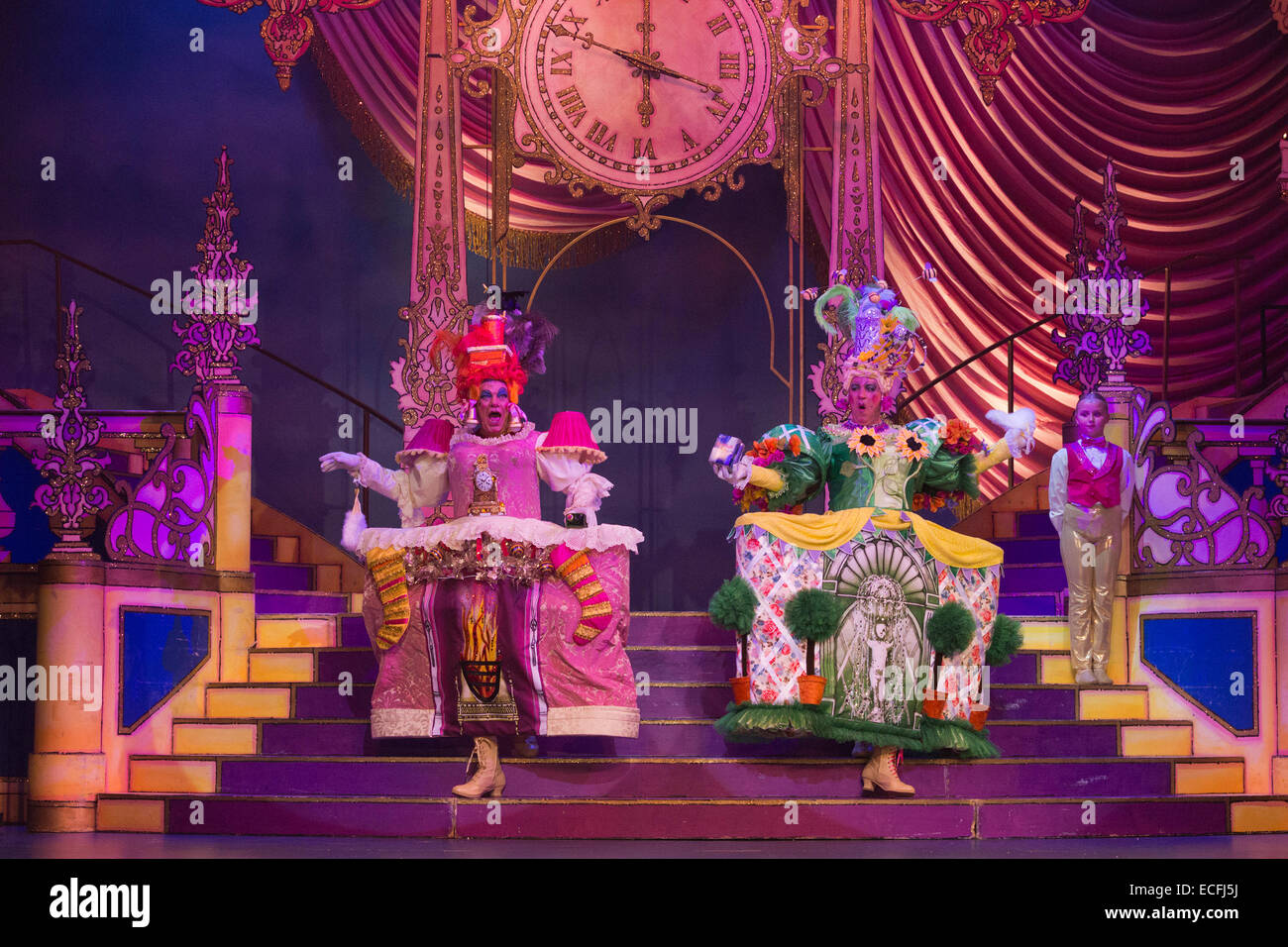Matthew Kelly and Matthew Rixon as ugly sisters. Dress rehearsal of the ...