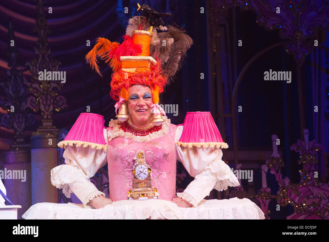 Matthew Kelly as an Ugly Sister. Dress rehearsal of the pantomime ...