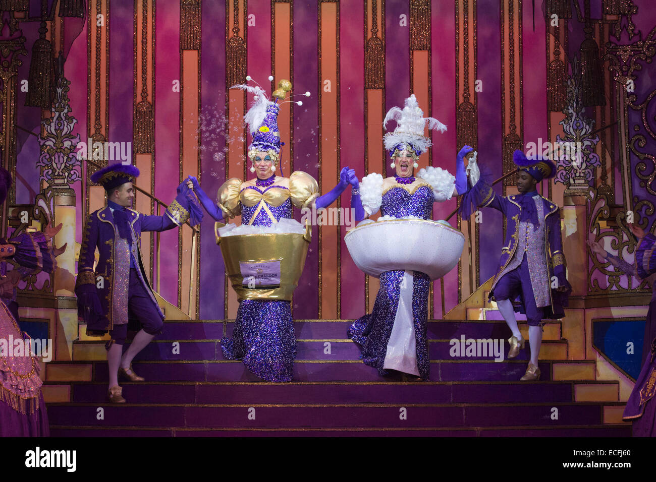 Matthew Kelly and Matthew Rixon as Ugly Sisters. Dress rehearsal of the ...