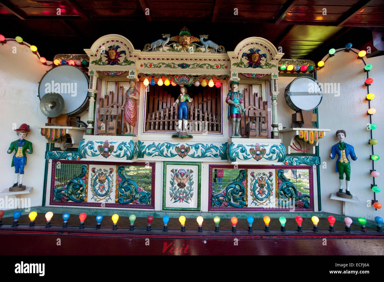 A colourful Mechanical Organ powered by a Charles Burrell & Sons 1920 ...