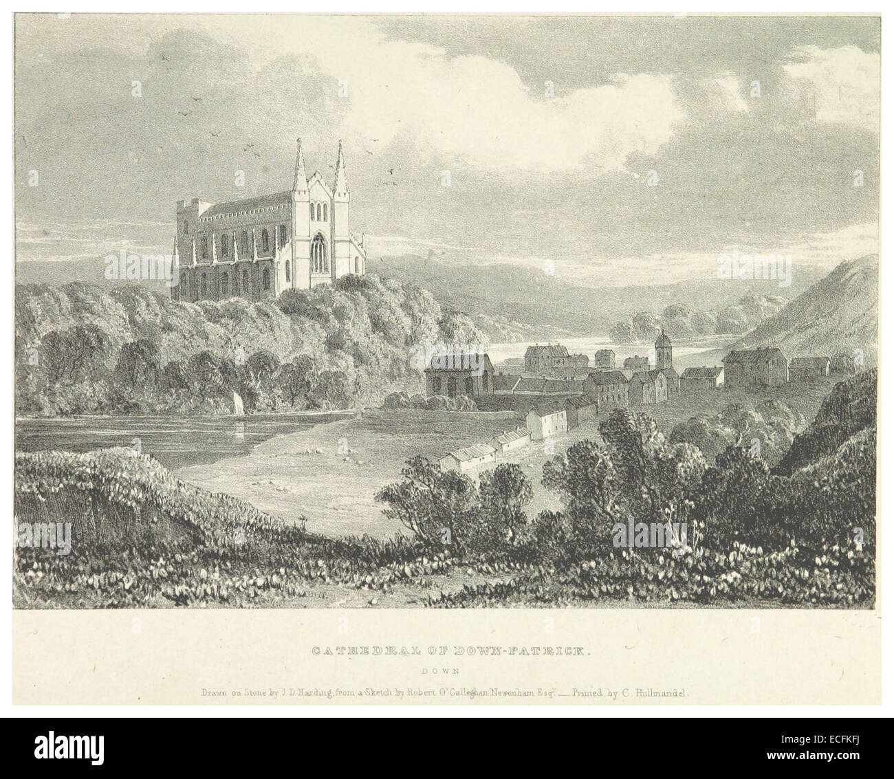 An illustration from 1830 by Newenham depicting the Cathedral of ...