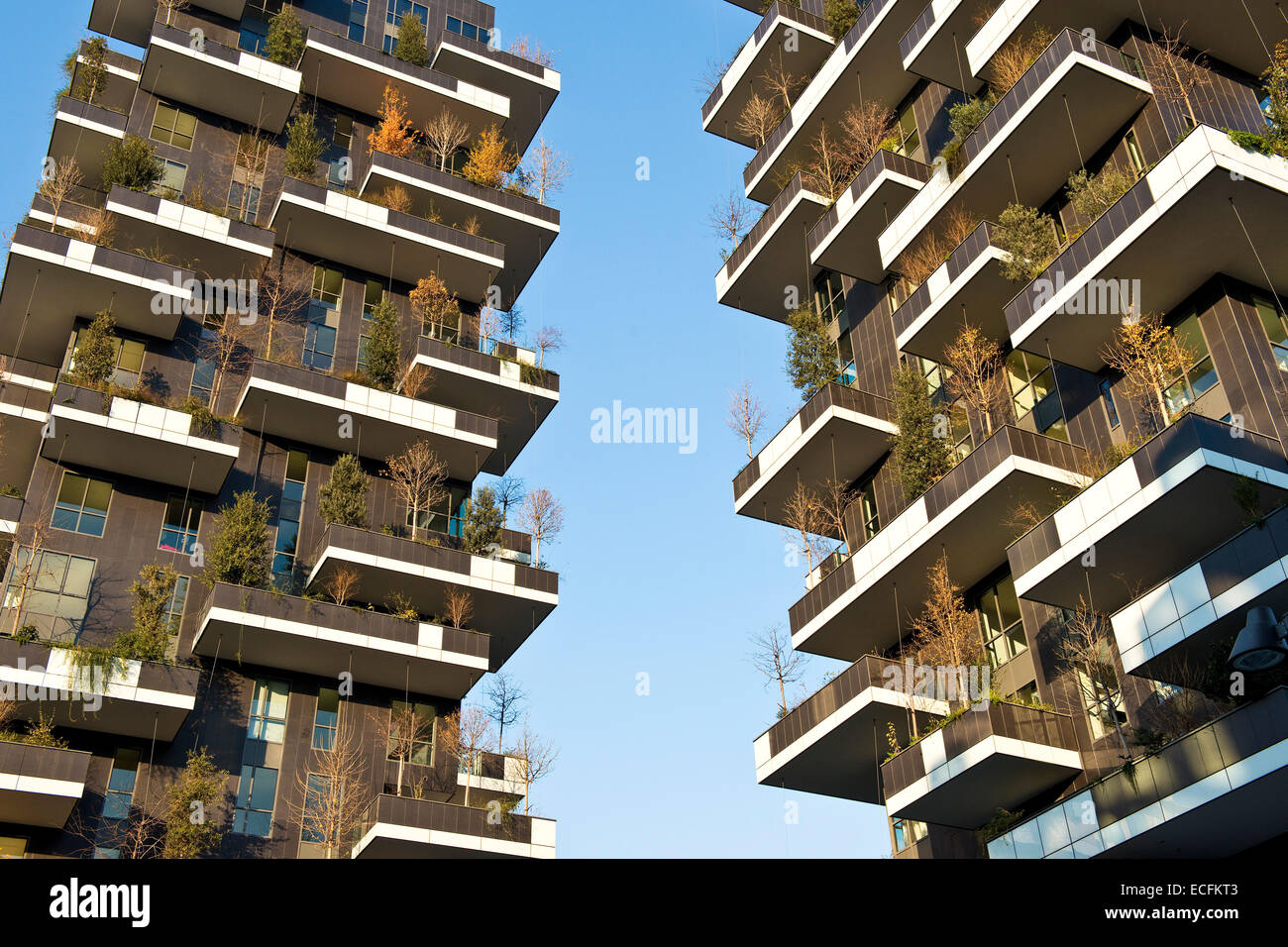 Italy, Lombardy, Milan, vertical garden building Stock Photo - Alamy