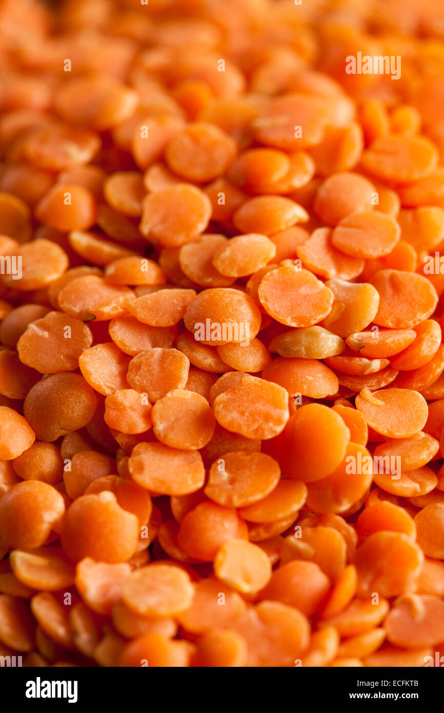 Natural organic red lentils hi-res stock photography and images - Alamy