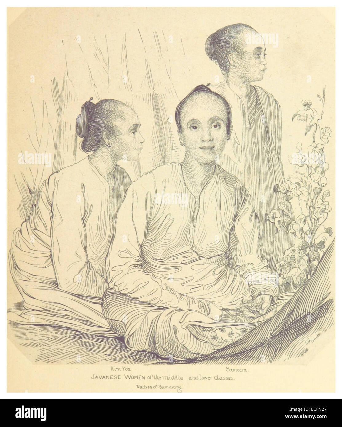 ORIENTAL HEADS p061 Javanese Women of the middle and lower classes ...