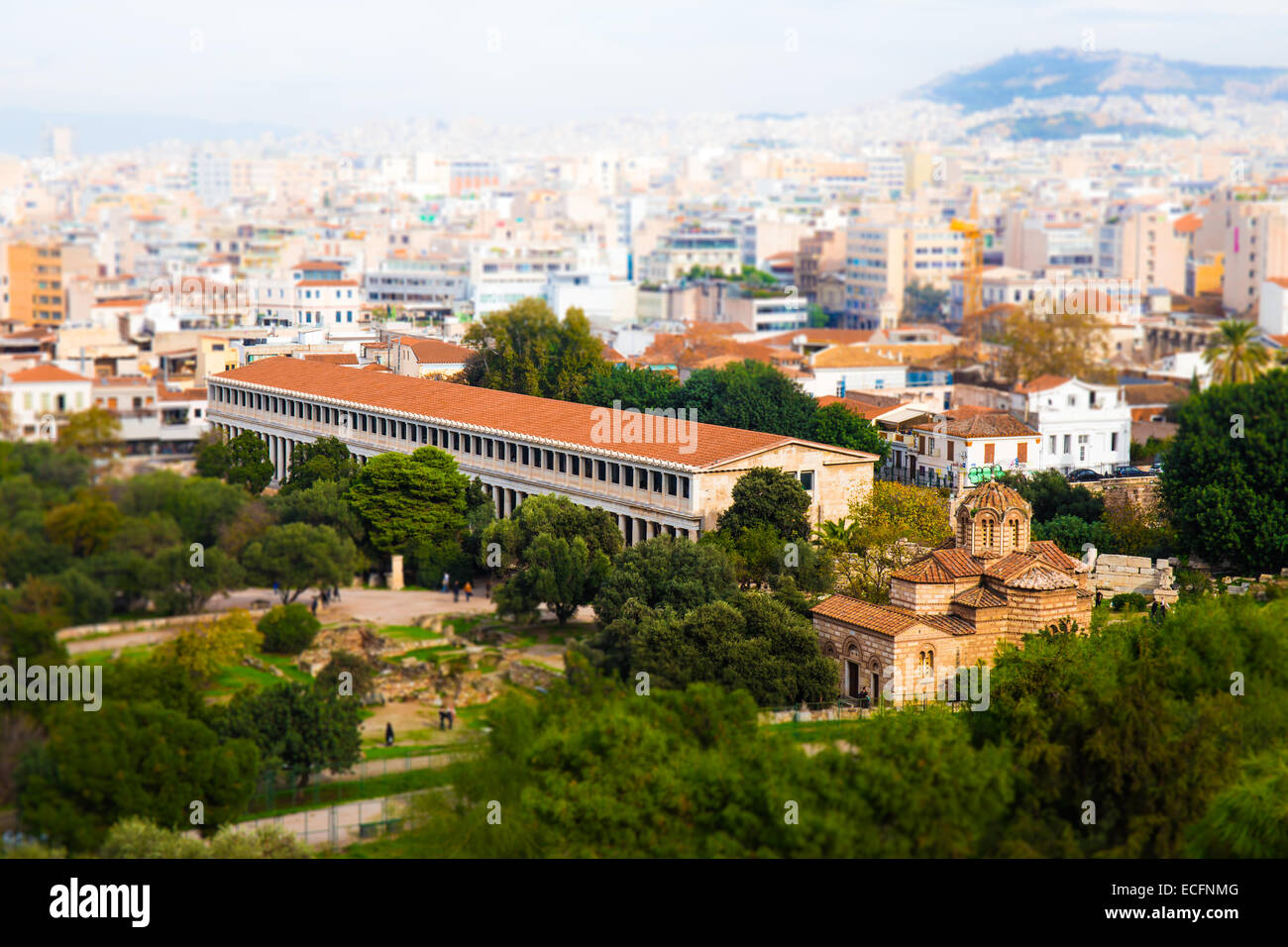 Agora Athens Aerial High Resolution Stock Photography and Images - Alamy