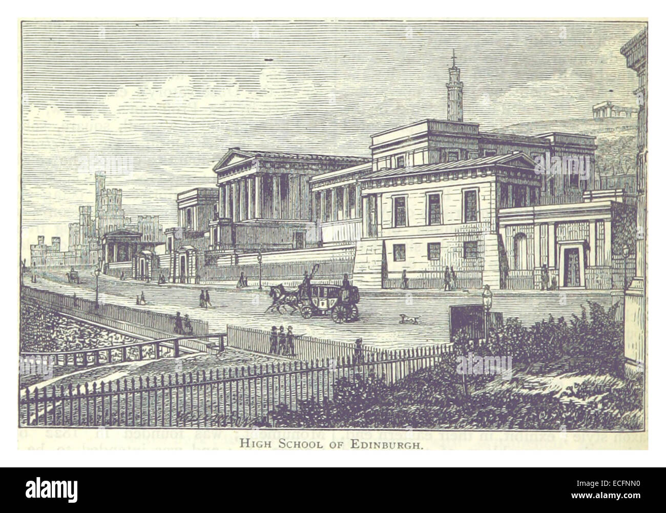 This 1875 illustration from Paterson showcases the High School of ...