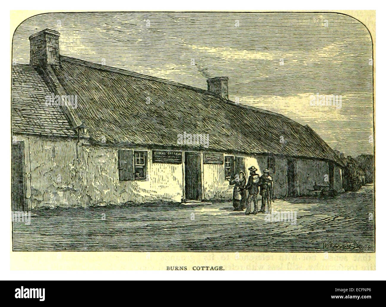 Robert burns cottage hi-res stock photography and images - Alamy